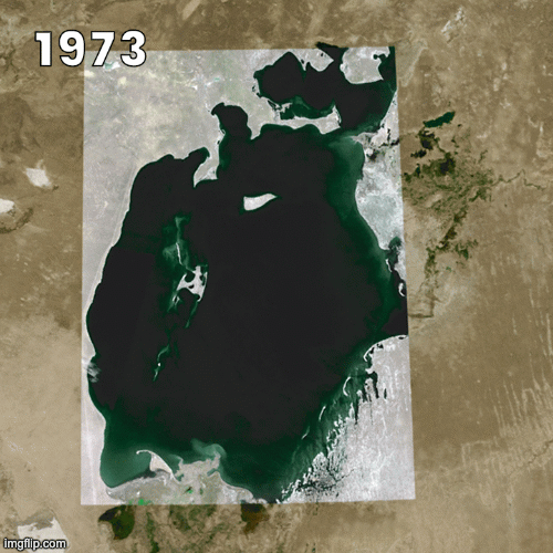 Green Aral Sea